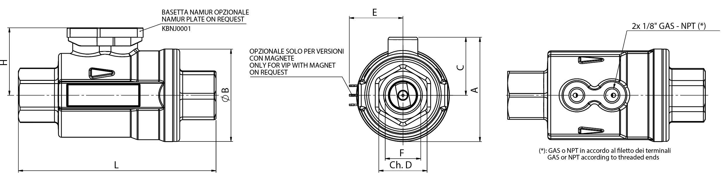 VIP (new model) - Pneumatic Coaxial Valve